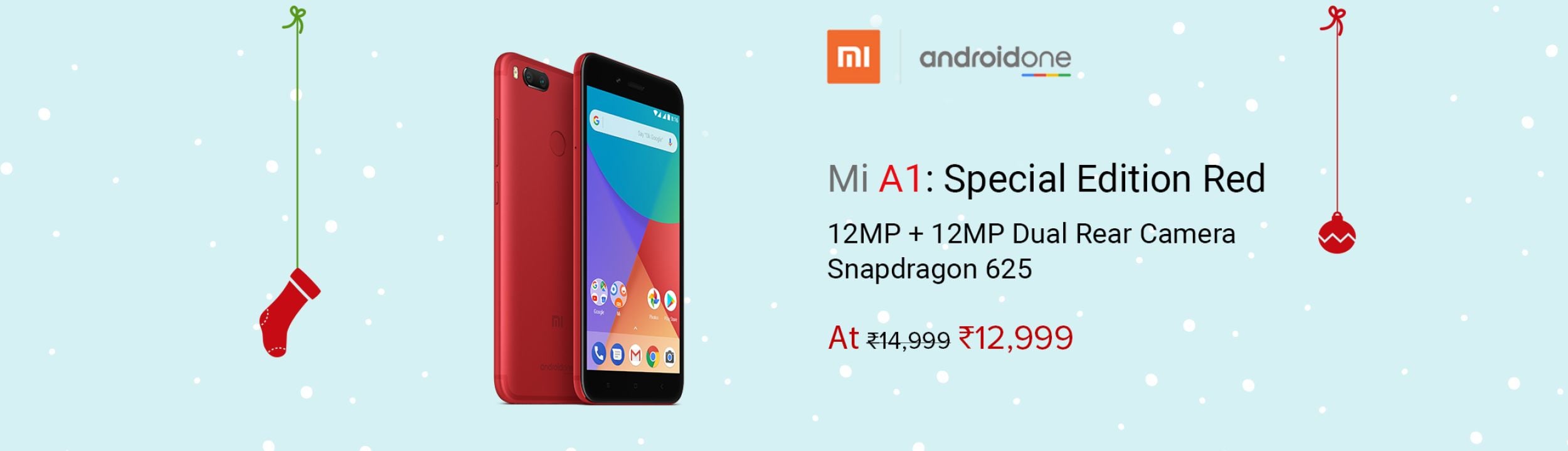 Xiaomi Mi A1 Red at Rs 12,999, Mi Router 3C at Just Rs 999, and More ...